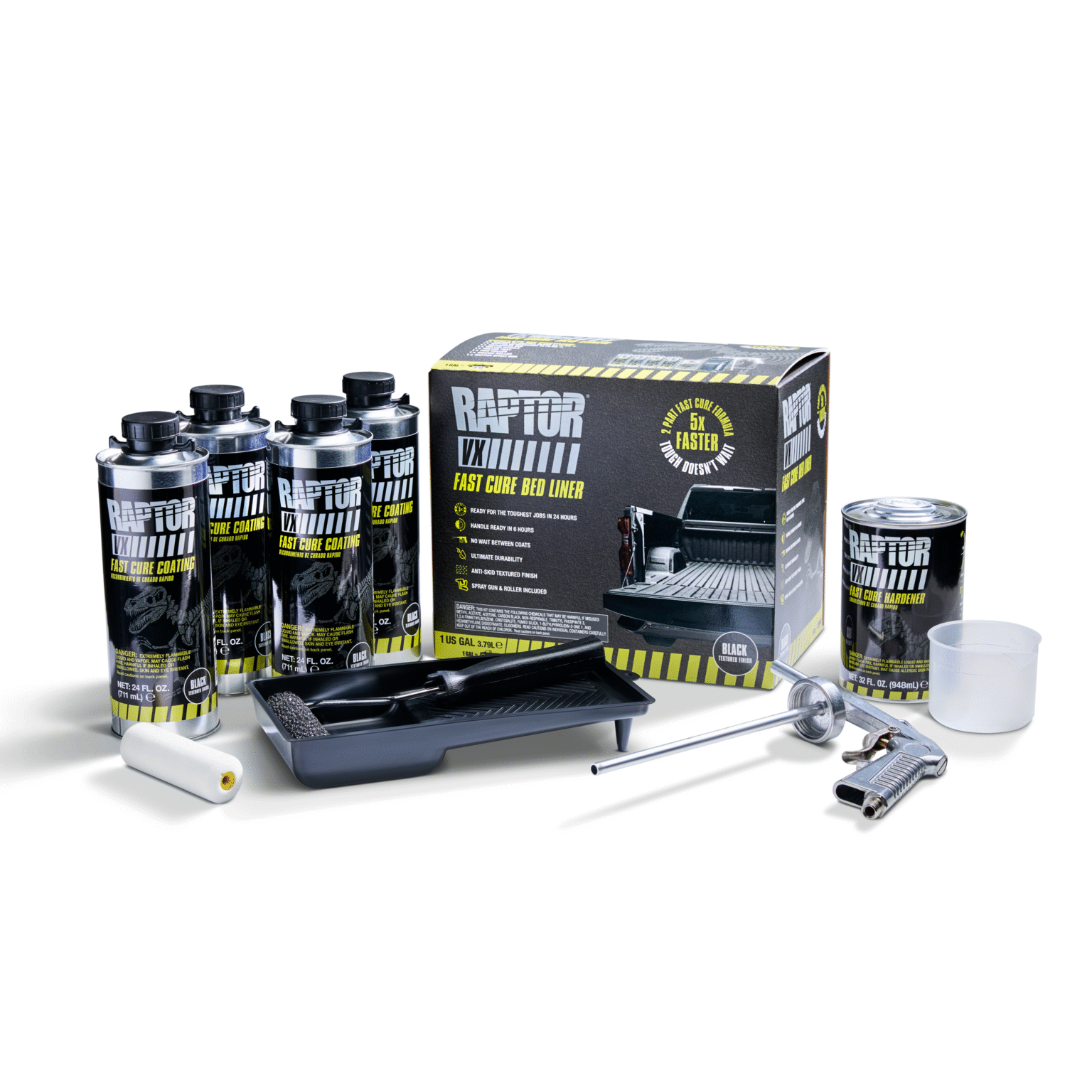 RAPTOR VX Fast Cure Bed Liner - Raptortough