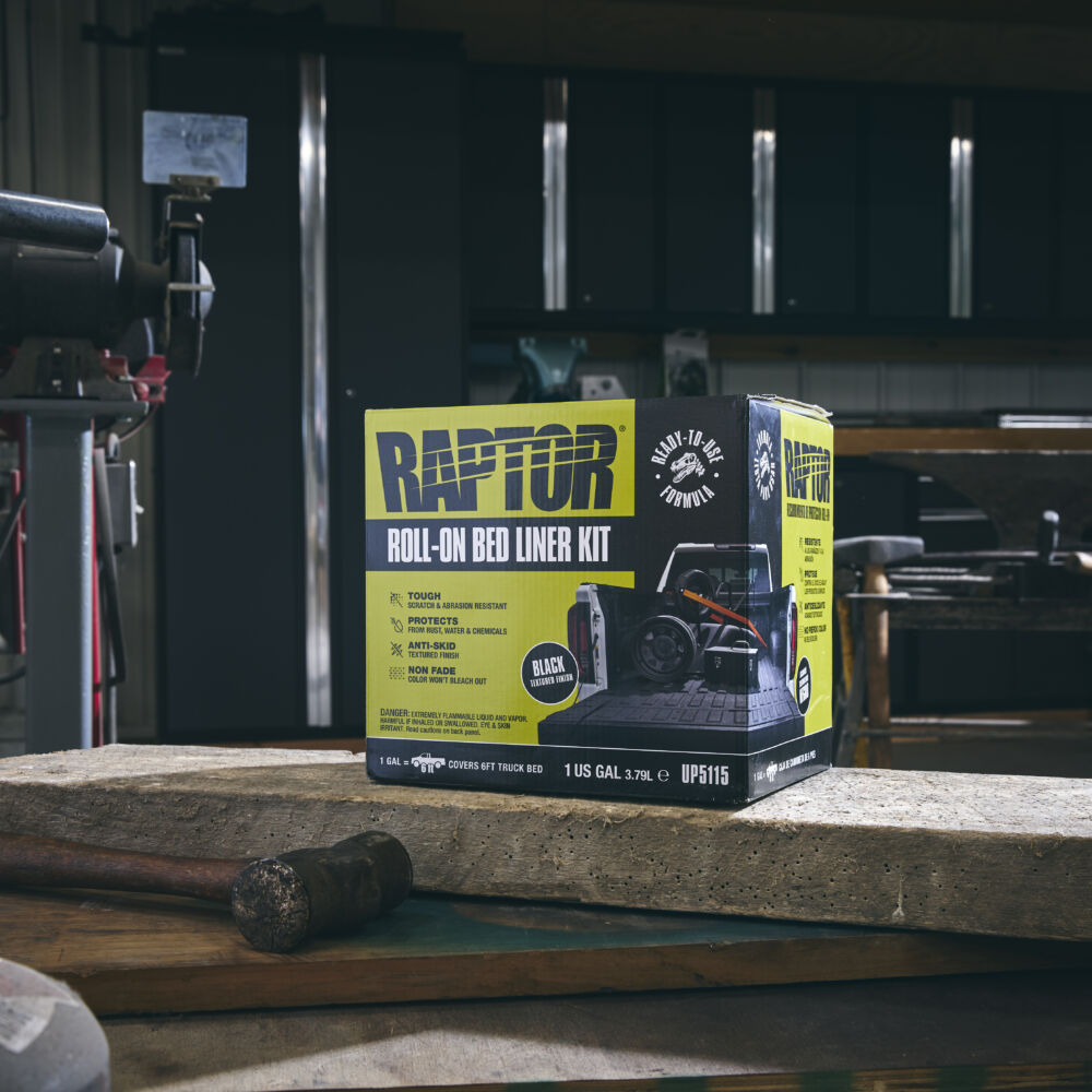 Bed Liner Spray Raptor Roll-On Bed Liner Kit, Truck Bed Liners, Long ...