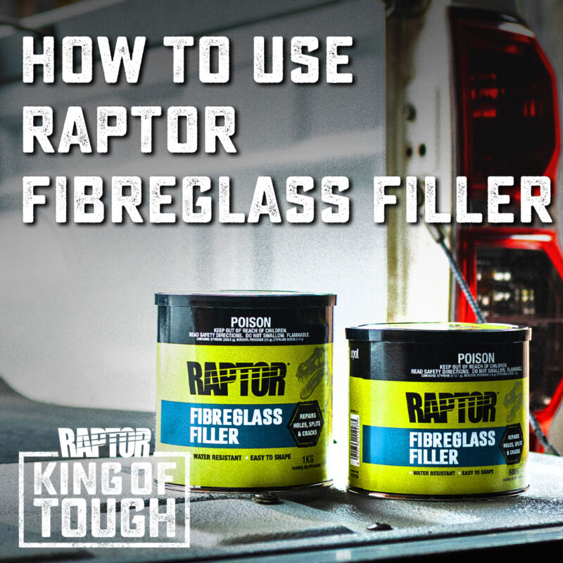 RAPTOR Fibreglass Filler - RAPTOR Coatings Australia