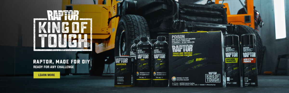 RAPTOR Coatings Australia - Tough & Tintable Protective Coatings