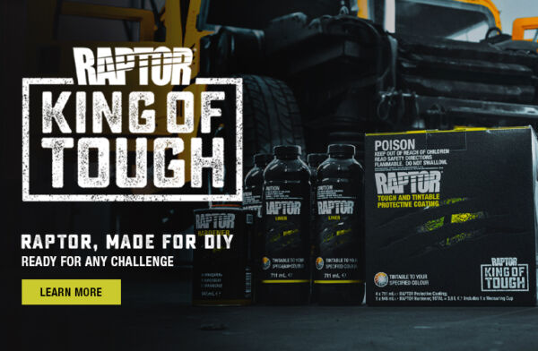 RAPTOR Coatings Australia - Tough & Tintable Protective Coatings