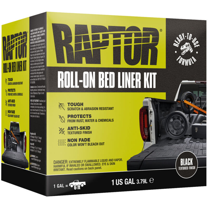 RAPTOR Roll-On Bed liner Kit - Raptortough