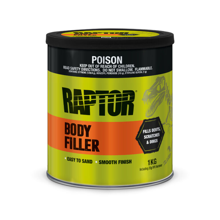 RAPTOR Body Filler - RAPTOR Coatings Australia