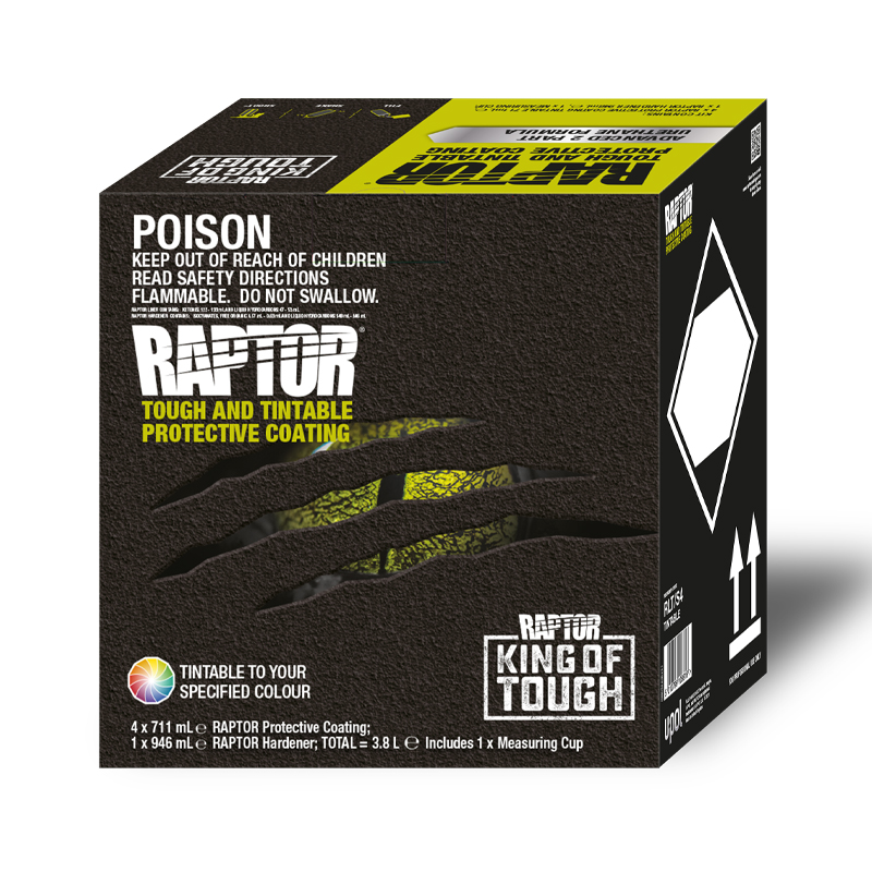 RAPTOR Protective Coating 4 Bottle Kit - RAPTOR Coatings Australia